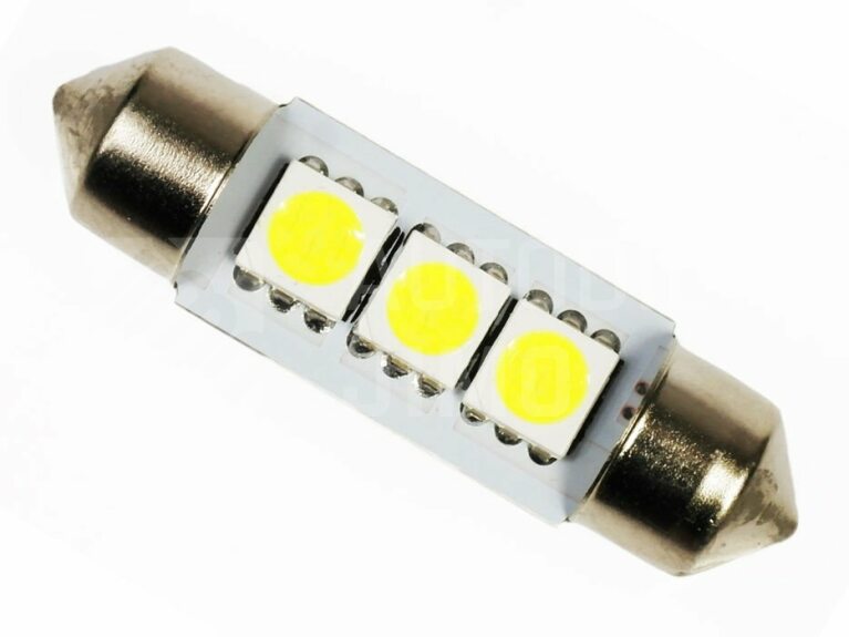 Superlight LED žárovka sufit 12V 36mm 3led diody SMD 5050 bílá 6500K ... Superlight LED žárovka sufit 12V 36mm 3led diody SMD 5050 bílá 6500K ...
