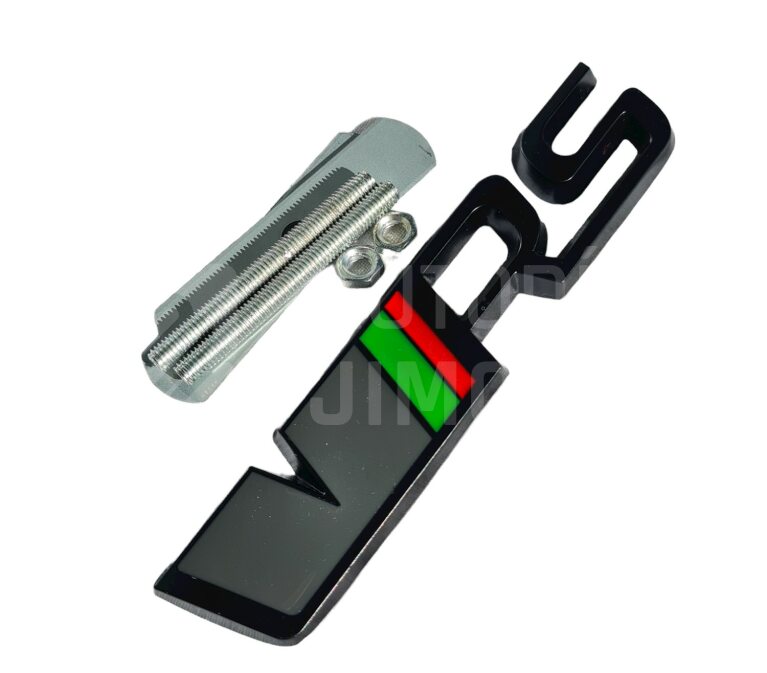 Znak Škoda RS VRS na přední masku, logo, emblém - černé | Autodíly JIMO