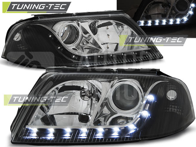 Přední světla, lampy VW Passat B5.5 3BG 00-05 Day light, černá H7 ...