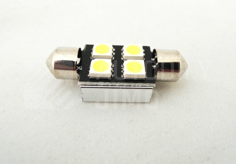 Superlight LED žárovka sufit 12V 36mm 4 led diody SMD 5050 CAN-BUS bílá ... Superlight LED žárovka sufit 12V 36mm 4 led diody SMD 5050 CAN-BUS bílá ...