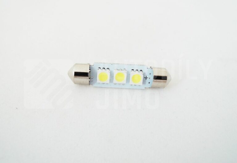 Superlight LED žárovka sufit 12V 42mm 3led diody SMD 5050 bílá 6500K ... Superlight LED žárovka sufit 12V 42mm 3led diody SMD 5050 bílá 6500K ...