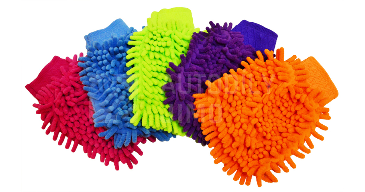 Mycí rukavice Microfiber 2 in 1 15x17cm | Autodíly JIMO