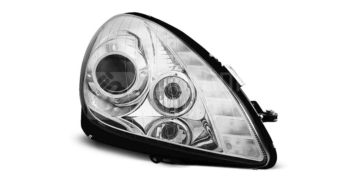 Přední světla, lampy Mercedes Benz SLK R171 04-11 Day light chromové ...