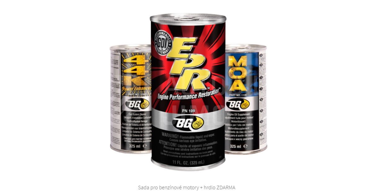 Sada pro dekarbonizaci benzínového motoru BG | Autodíly JIMO