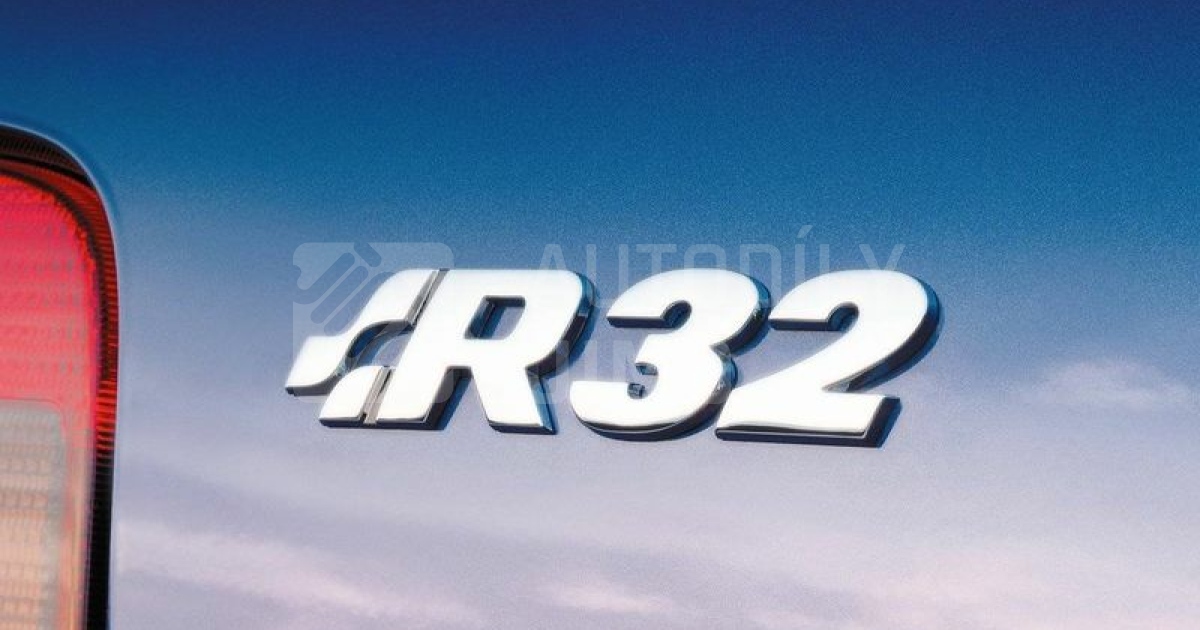 Znak, logo, emblém, nápis VW Golf R32 - nalepovací | Autodíly JIMO